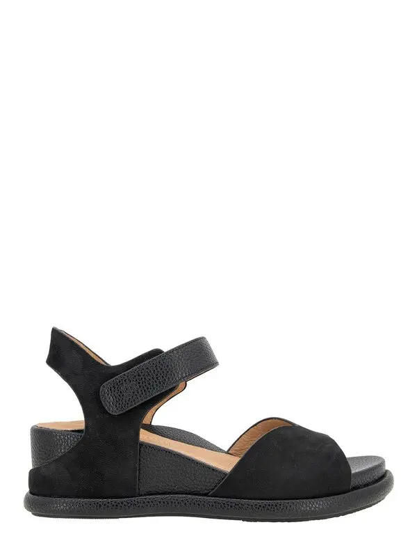 KENNETH COLE Jalleen Sandals - Black Nubuck