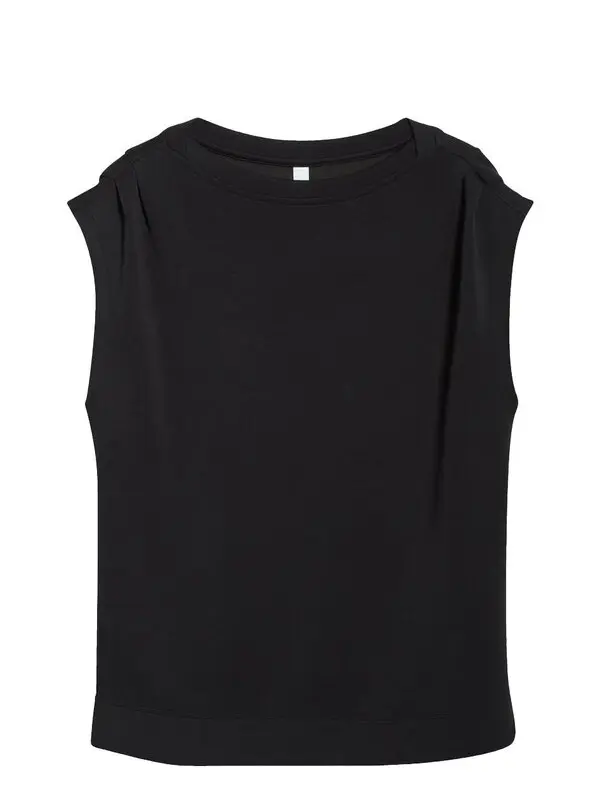 Zella Ultra Soft Knit Top - Black