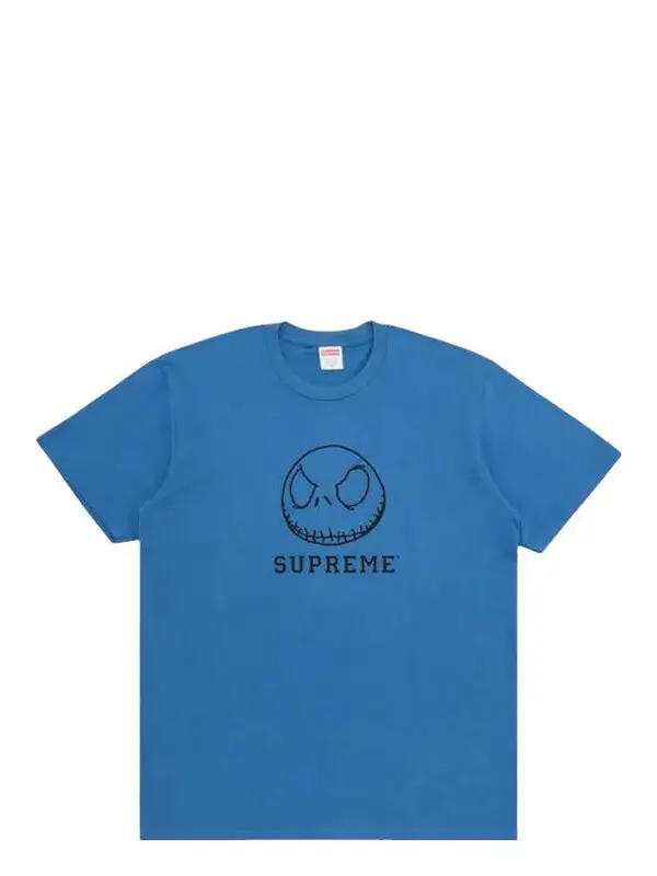 Supreme Skeleton Tee Shirt - Faded Blue