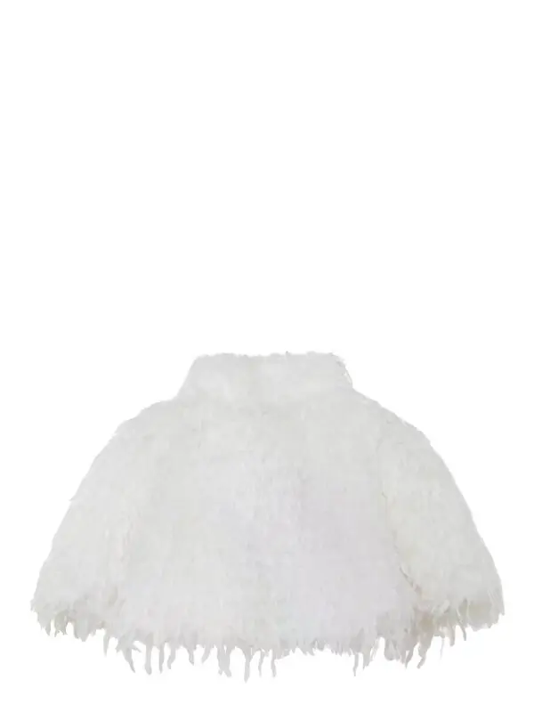 UNREAL FUR Faux-fur Capelet - White