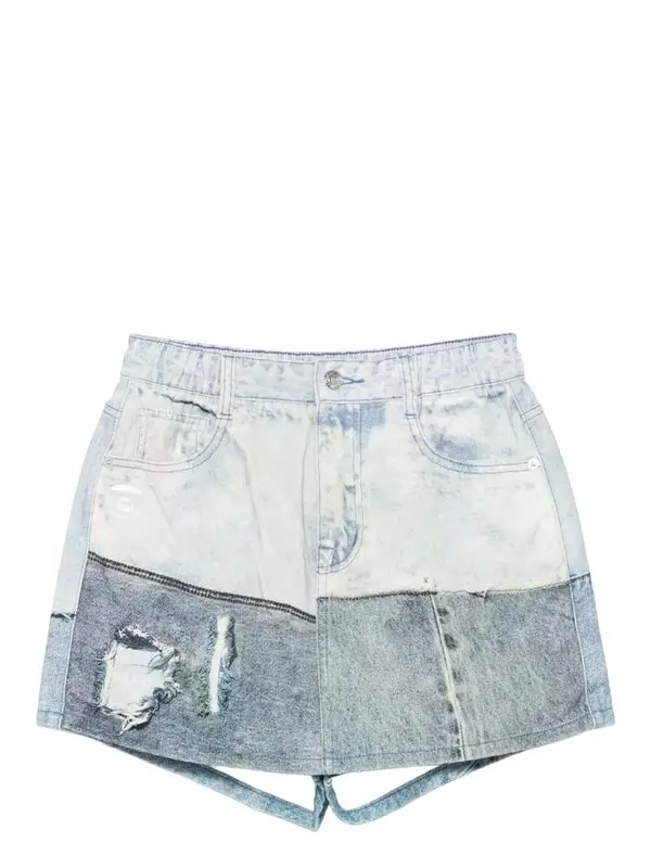 A BATHING APE Aape * Denim Shorts - Blue