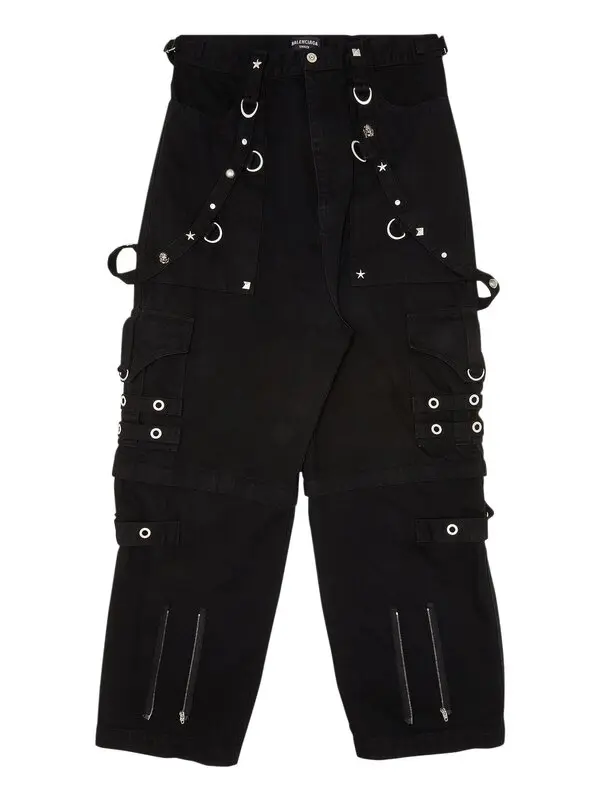 Balenciaga Raver Baggy Pants - Black