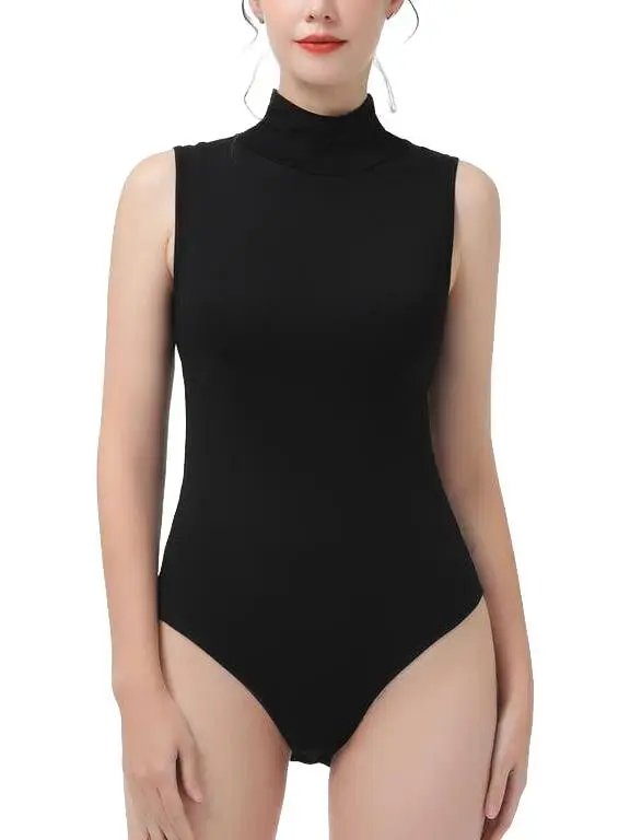 KIMI + KAI Sleeveless Bodysuit - Black