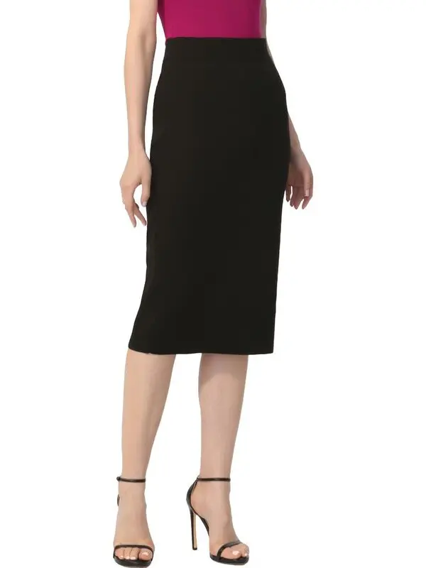 KIMI + KAI Knit Pencil Skirt - Black
