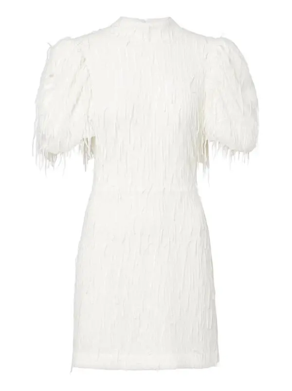 Remain Birger Christensen Rotate Bridal Sequined Minidress - White