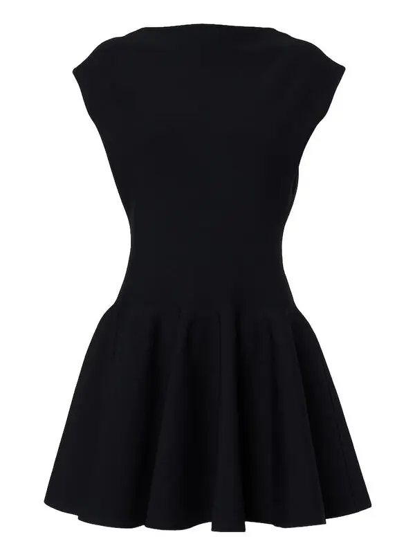 Alaïa Skater Minidress - Black