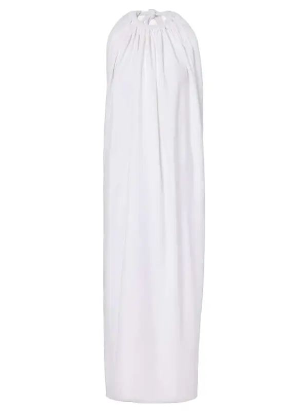 Sportmax Alceste Draped Maxi Dress - White