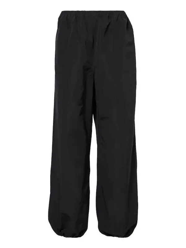 Alaïa Balloon Straight Pants - Black