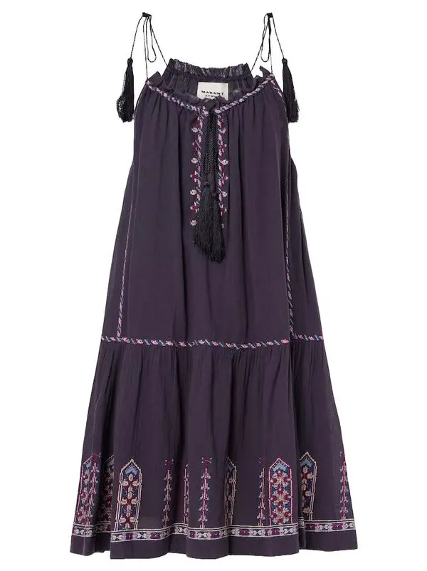 MARANT ETOILE Cotton Minidress - Multicoloured