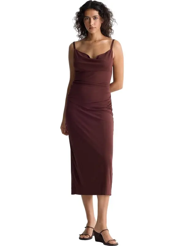 Diane Von Furstenberg Claudia Slip Dress - Chocolate