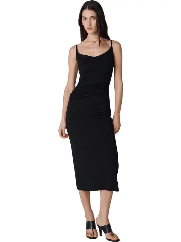 Diane Von Furstenberg Claudia Slip Dress - Black