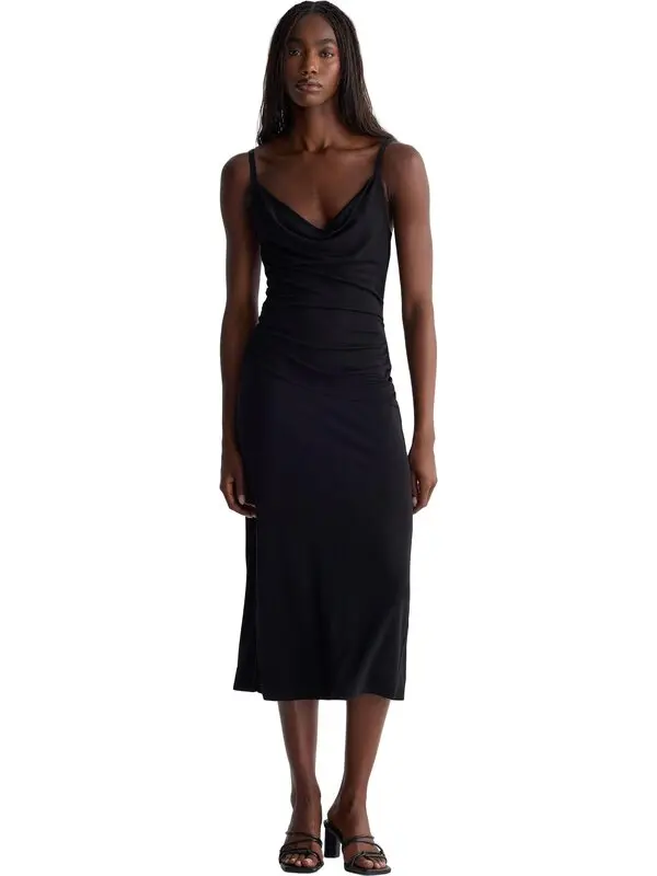 Diane Von Furstenberg Claudia Slip Dress - Black