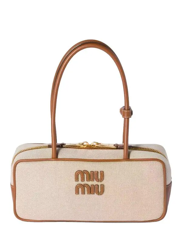 Miu Miu Beau Tote Bag - Neutrals