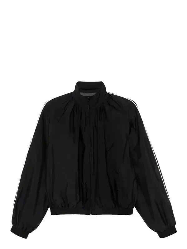 ALAINPAUL Gathered-neck Jacket - Black