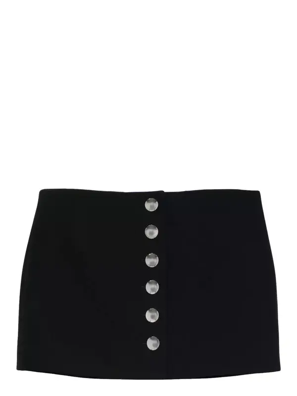 Khaite Jaxon Miniskirt - Black