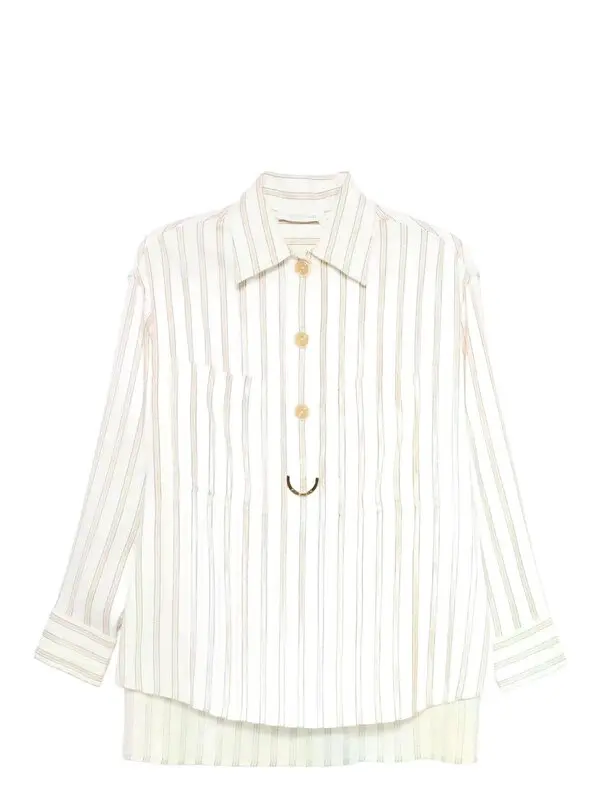 Zimmermann Striped Shirt - Neutrals