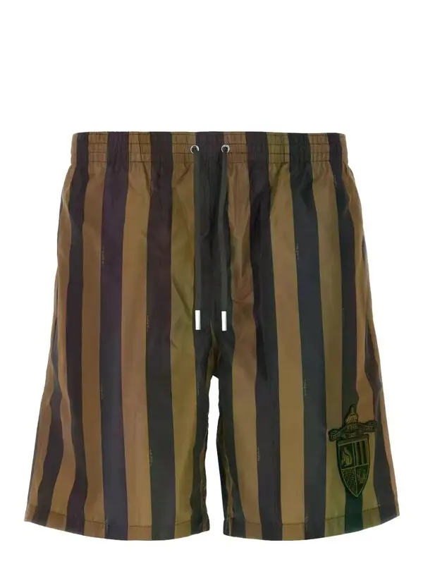 Fendi Printed Swim Shorts - Brown