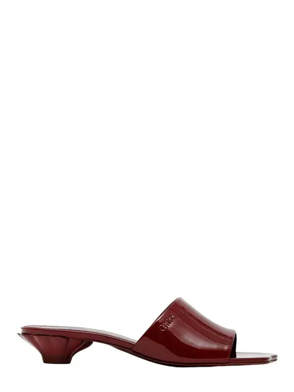 Chloé Open Toe Sandals - Red