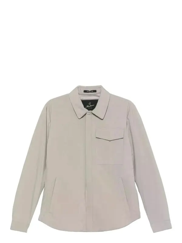 MONTECORE Classic-collar Shirt Jacket - Grey