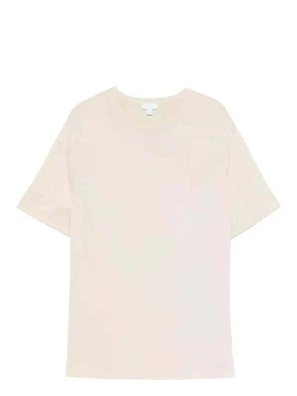 Sunspel Cotton Knit T-shirt - Neutrals