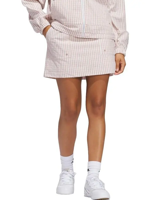 Adidas Ultimate365 Gingham Skort - Wonder Taupe