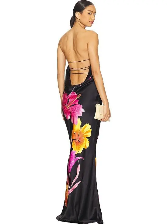 Retrofete Keaton Silk Dress - Black