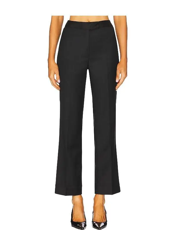 IVY OAK Polina Rose Tuxedo Trousers - Black