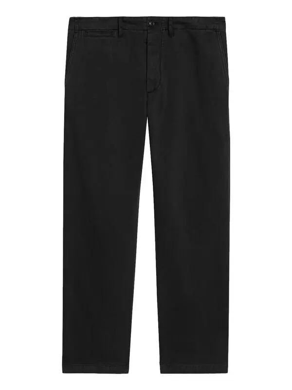 ALEX MILL Cottontwill Chinos - Black