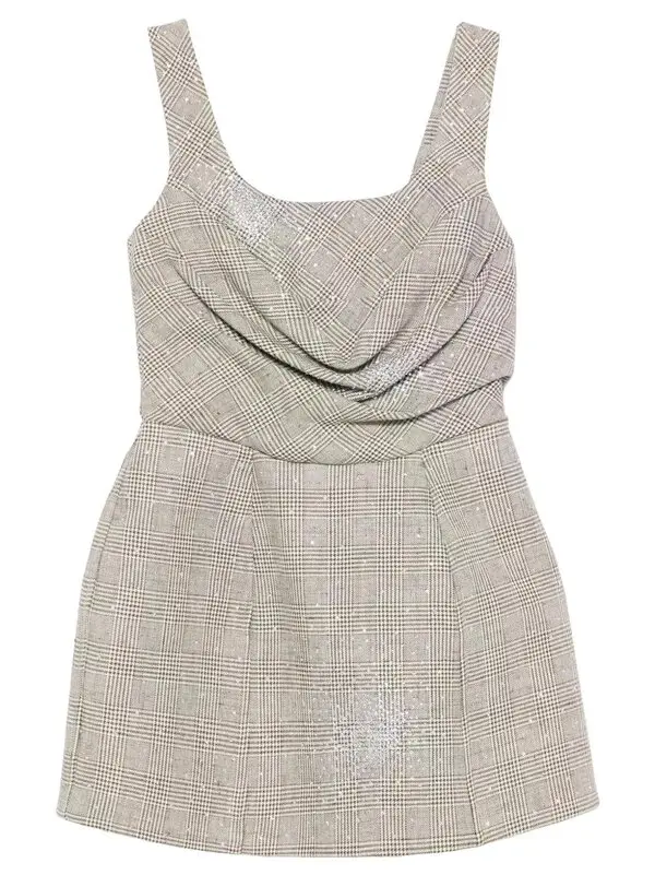 Giuseppe Di Morabito Rhinestone-embellished Mini Dress - Neutrals