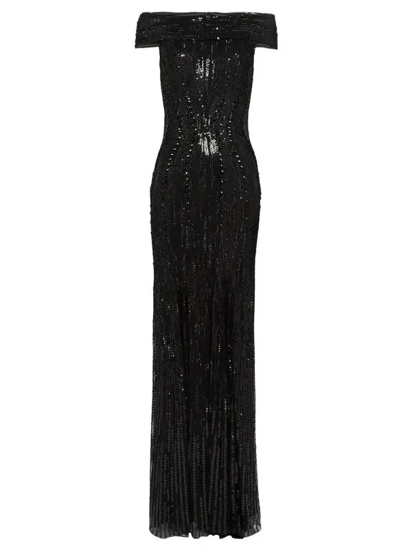Jenny Packham Nile Gown - Black