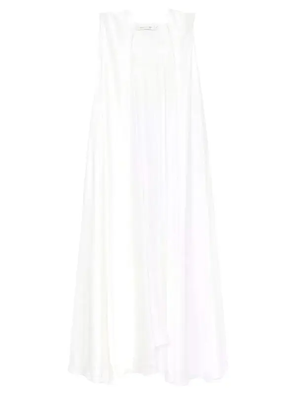 Christopher Esber Silk Strapless Gown - White