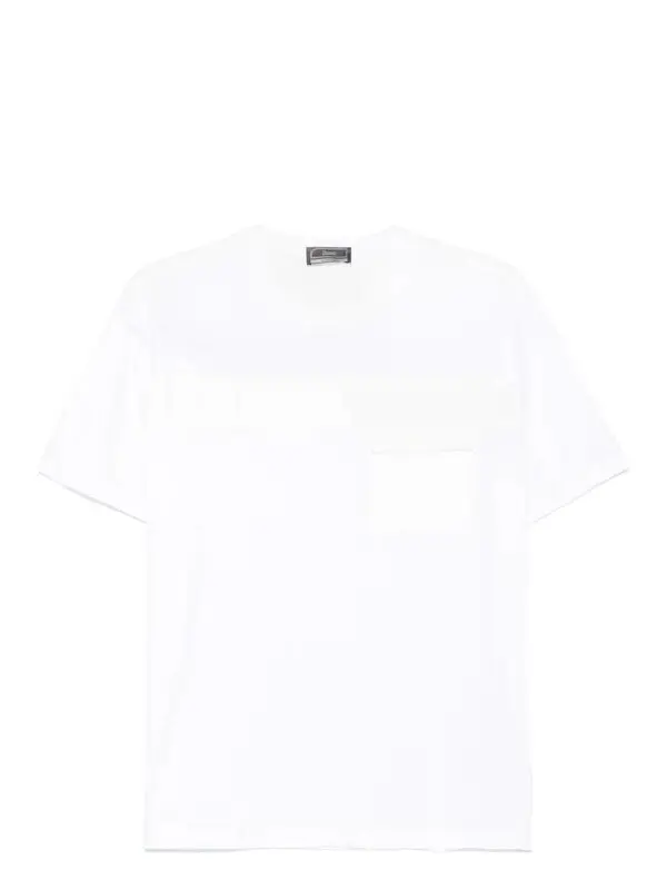 Herno Logo-debossed T-shirt - White