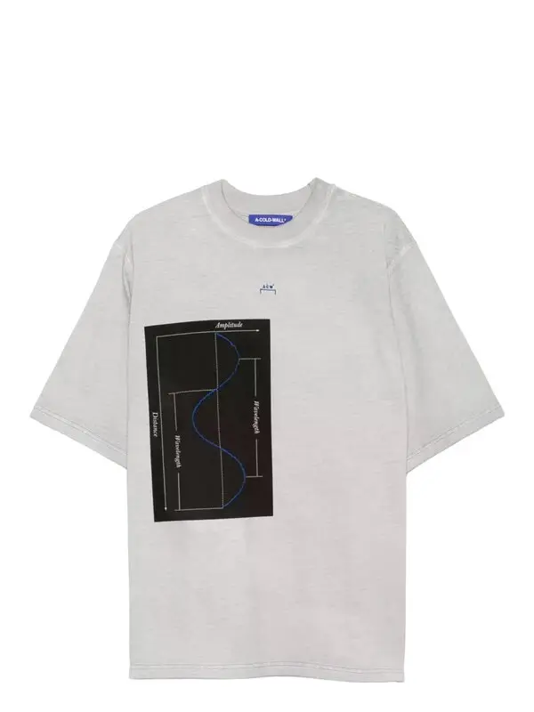 A-COLD-WALL* Waveform T-shirt - Grey