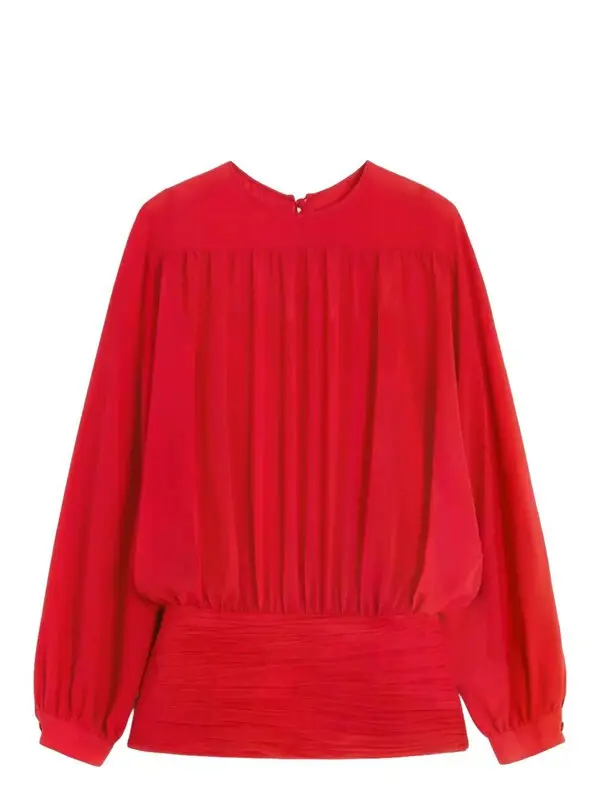 Valentino Garavani Light Georgette Blouse - Red