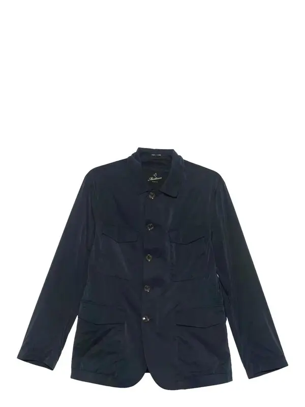 MONTECORE Classic-collar Shirt Jacket - Blue