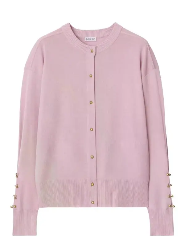 Burberry Knitted Cardigan - Pink