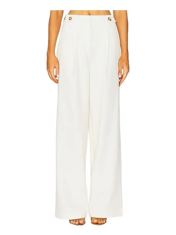 NICHOLAS Iman Wide Leg Pant - Ivory