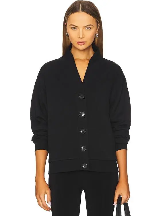 Varley Celeste Button Through Cardigan - Black