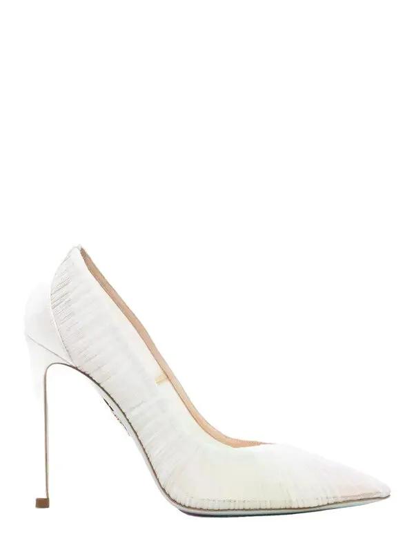 AQUAZZURA 105mm Voile Pumps - White