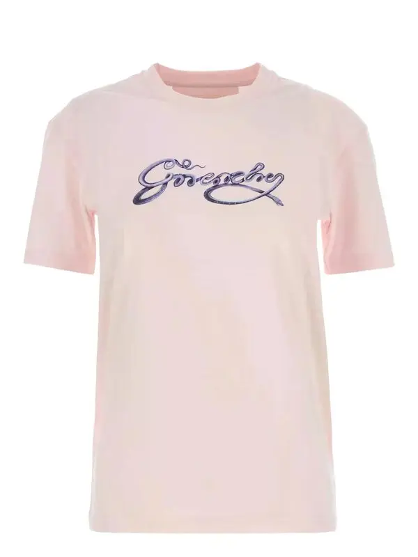 Givenchy Logo-embroidered T-shirt - Pink