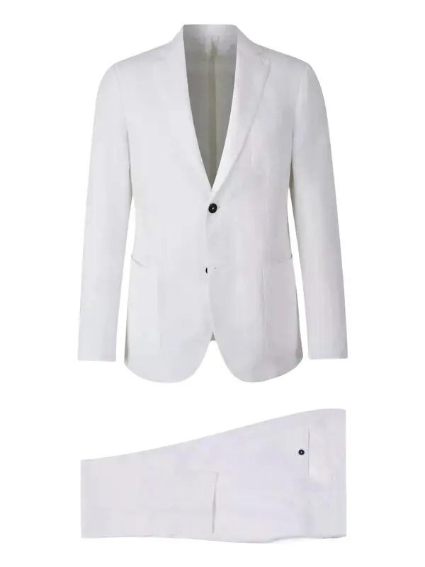 Incotex Single-breasted Suit - White