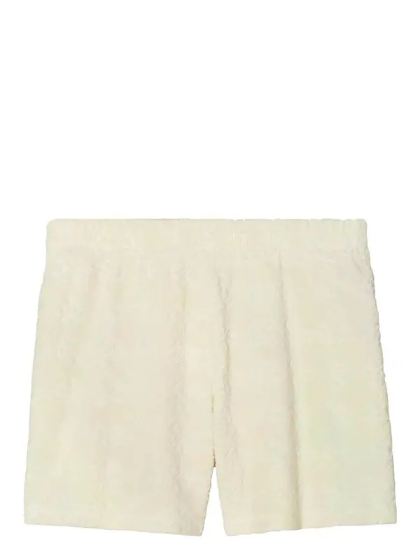 Tory Burch Logo Jacquard Thigh-length Shorts - Neutrals