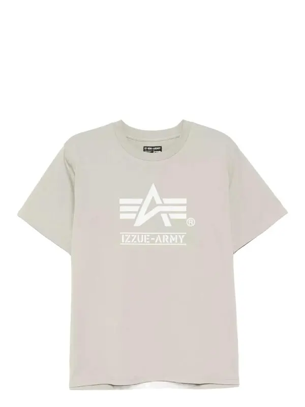Izzue Logo-print T-shirt - Grey