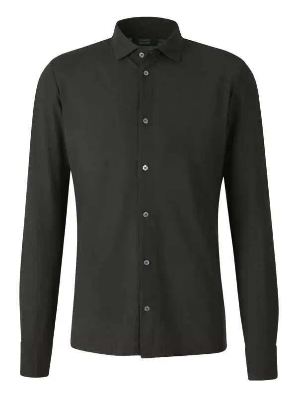 ZANONE Cotton Shirt - Green