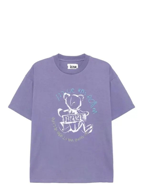 Izzue Graphic-print T-shirt - Purple