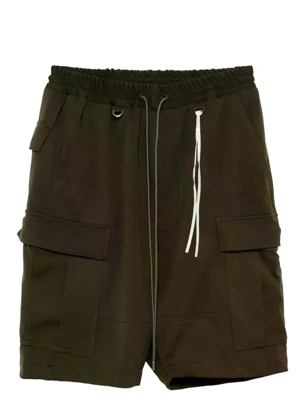 MASTERMIND WORLD Drawstring Cargo Shorts - Green