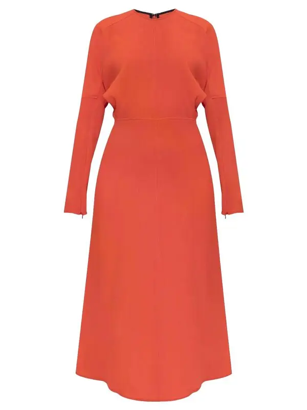 Victoria Beckham Wool-blend Dress - Orange