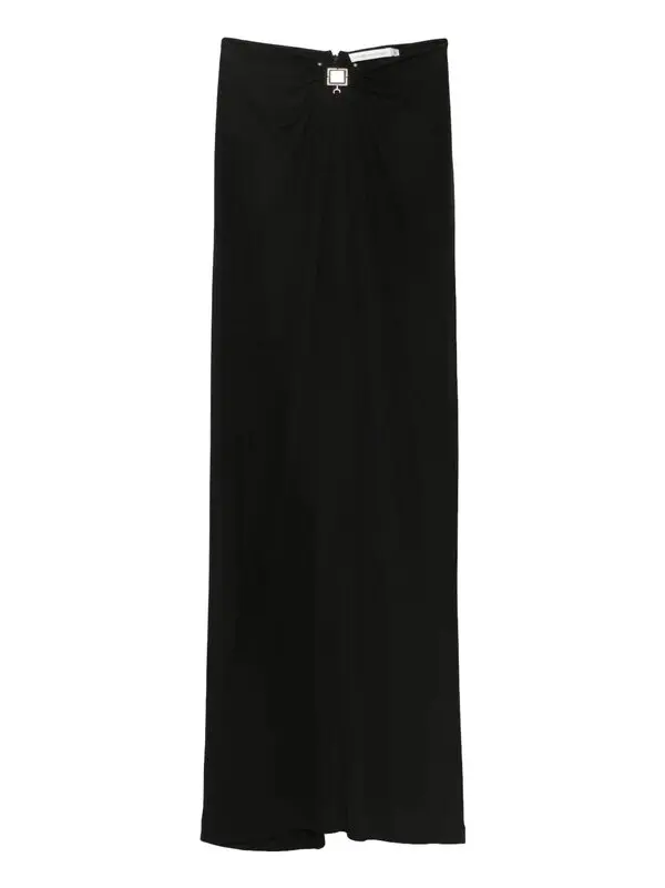 Christopher Esber Bezel-quartz Maxi Skirt - Black