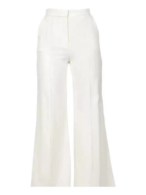 Elie Saab Cady-texture Trousers - White