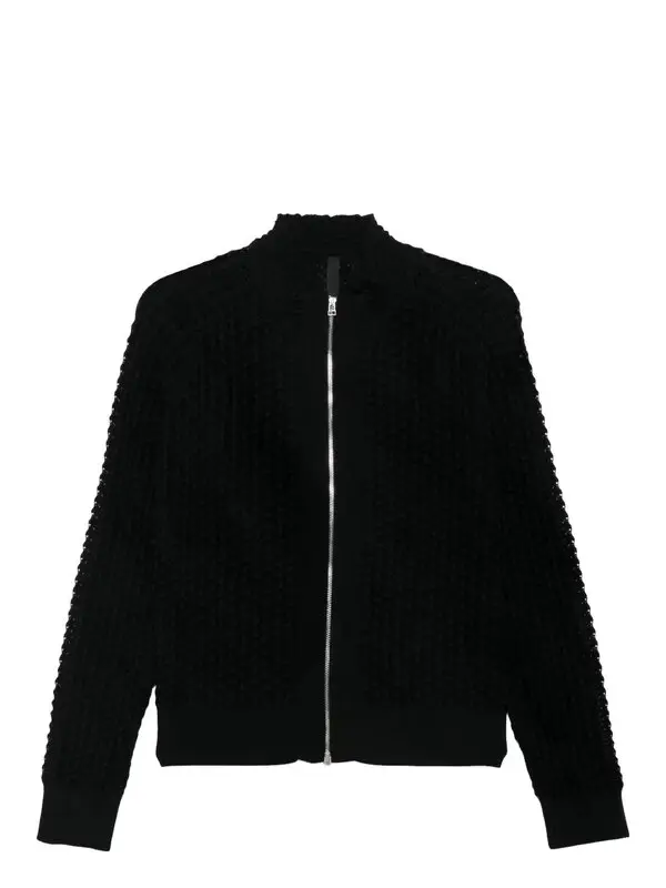 J.L-A.L Ash Zip-up Cardigan - Black